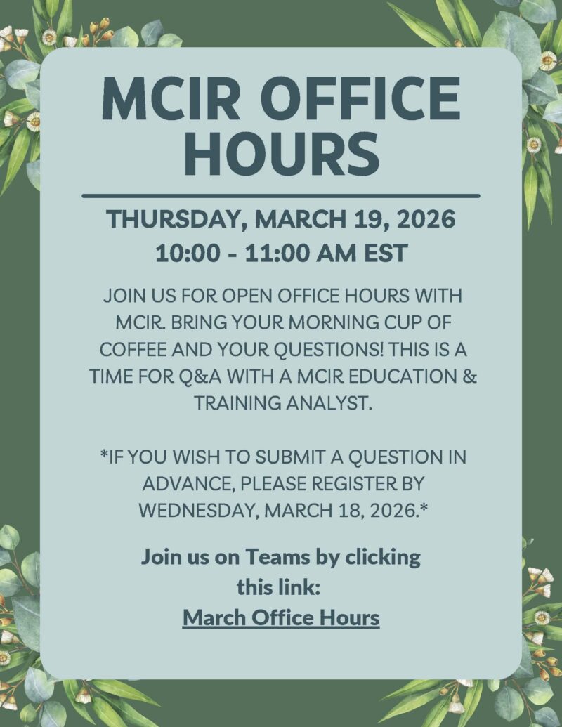 mcir.org – Improving Healthcare in Michigan